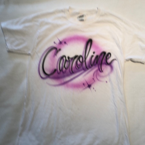Fruit of the Loom | Shirts & Tops | Graffiti Caroline Shirt | Poshmark